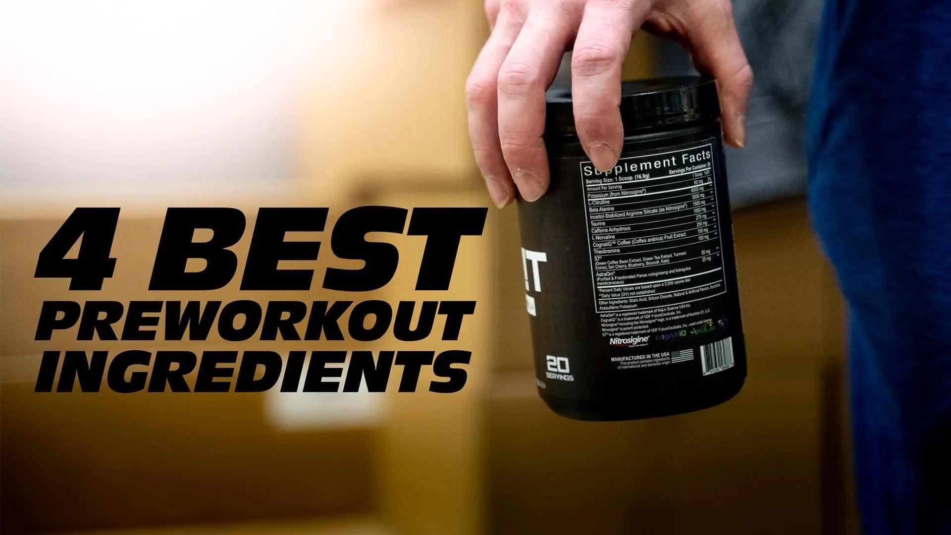 The 4 best preworkout ingredients - UXO Supplements